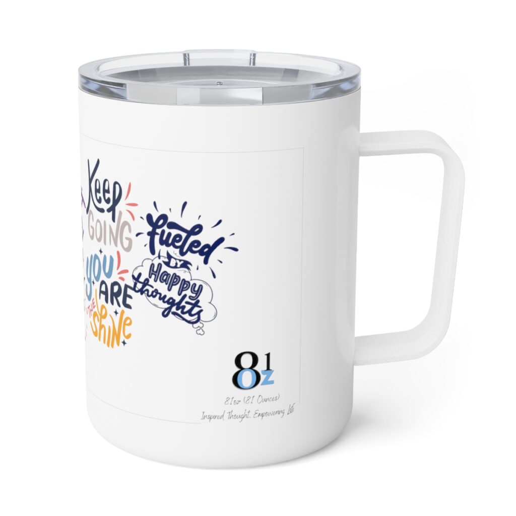A007 – Success Thought Inspire Insulated Mug – 81oz